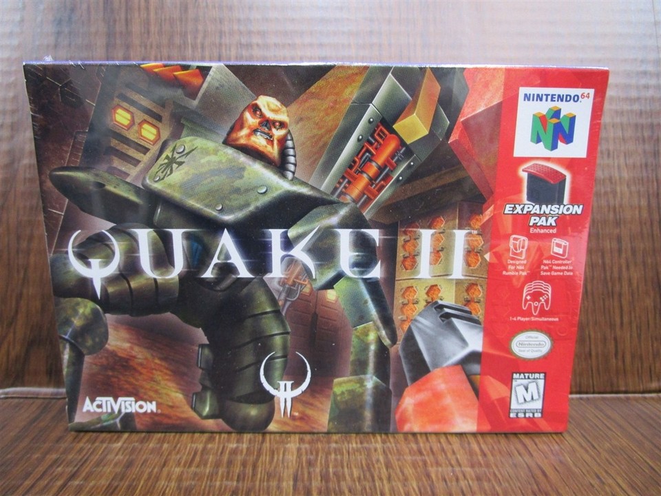 Video Game Nintendo 64 N64 Quake II NEW SEALED #1 see pics | eBay