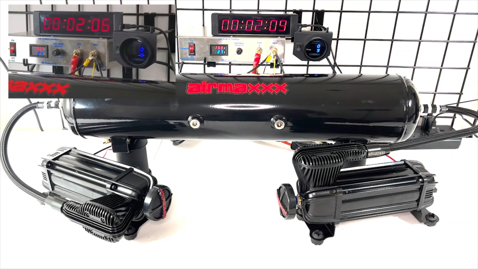 airmaxxx X-Series Air Ride Compressor w/150-180 Switch 100% Duty ...