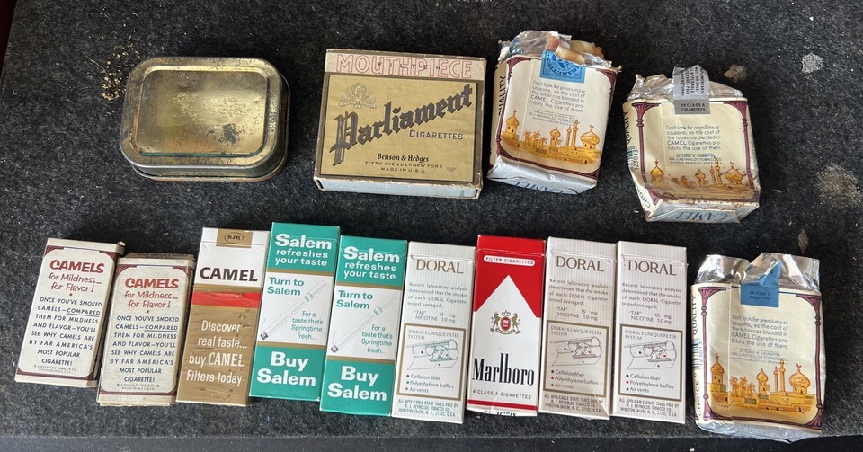Lot Of Vintage U.S. Military C-Ration Cigarettes (Empty)-Vintage ...