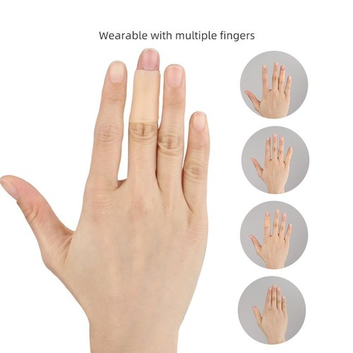 Breathable Silicone Finger Protector Resilient Finger Brace Adjustable ...