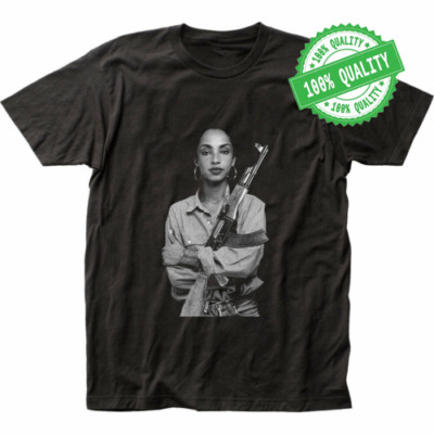 Sade T-Shirt Sade Gun Black Heavy Cotton S-5XL Te1902 | eBay