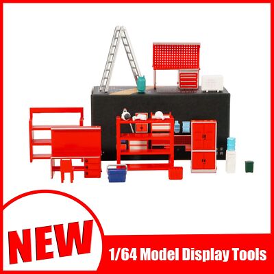 Diorama 1/64 Garage Props Model Repair Workshop Scene Display Model ...