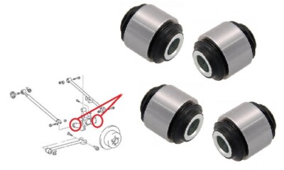Rear Control Arm Hub Knuckle Bushes Bushings for Lexus RX300 RX330 ...