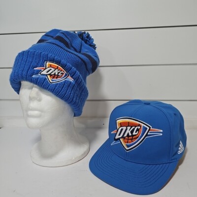 Oklahoma City Thunder OKC Hat & Beanie Cap Adidas Blue Set Of 2 | eBay