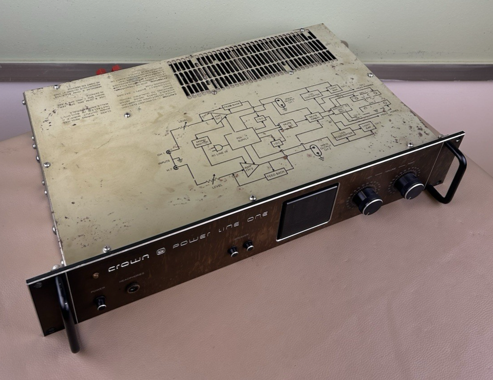 CROWN POWER LINE ONE AMPLIFIER | eBay