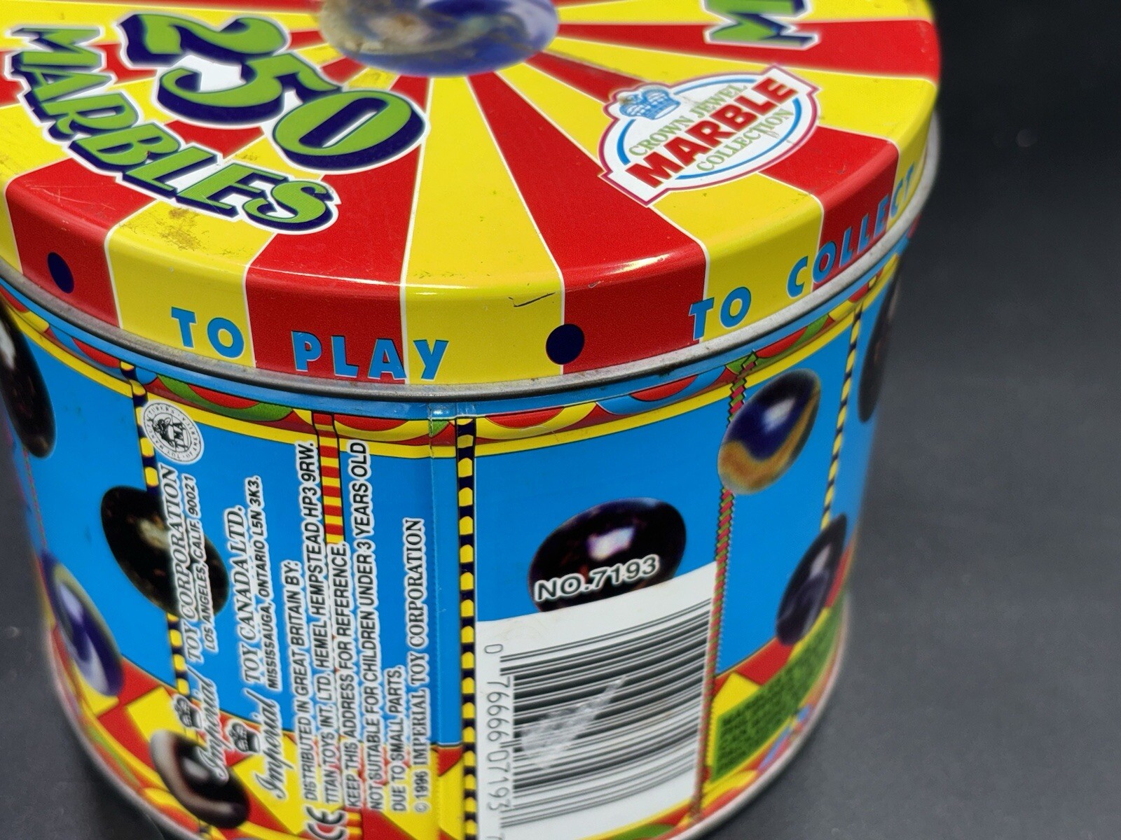 Vintage Marble Mania Tin With 158 Marbles Vintage To Modern | eBay