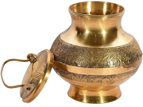 Beautiful Designer Kalash Lota Gangajal Home Temple Navratri Poja All ...