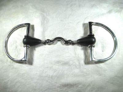 Horse Bit Dee Ring Rubber Segunda 5 3/4'' Low Port Broken Rubber ...