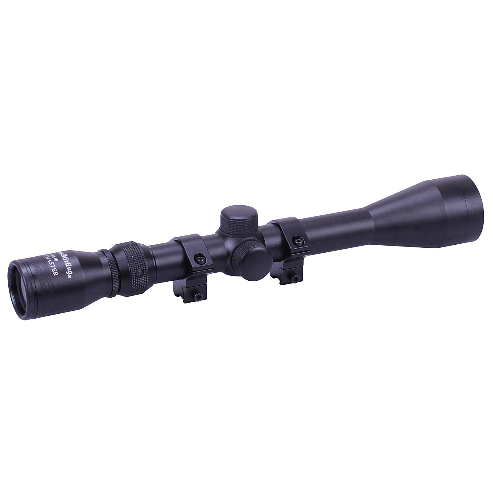 Nikko MOUNTMASTER 4-12x40 Zoom Rifle Scope FREE 11mm MOUNTS Riflescope ...