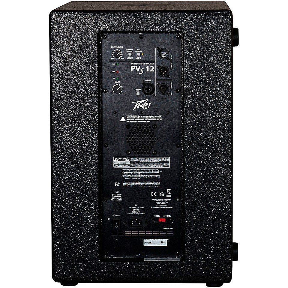 Peavey PVs 12 Vented Powered Bass Subwoofer LN | eBay