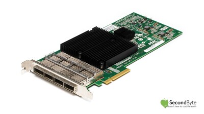 NetApp SAS Quad Port 3/6 GB QSFP HBA PCIe Controller 111-00341+B0 ...