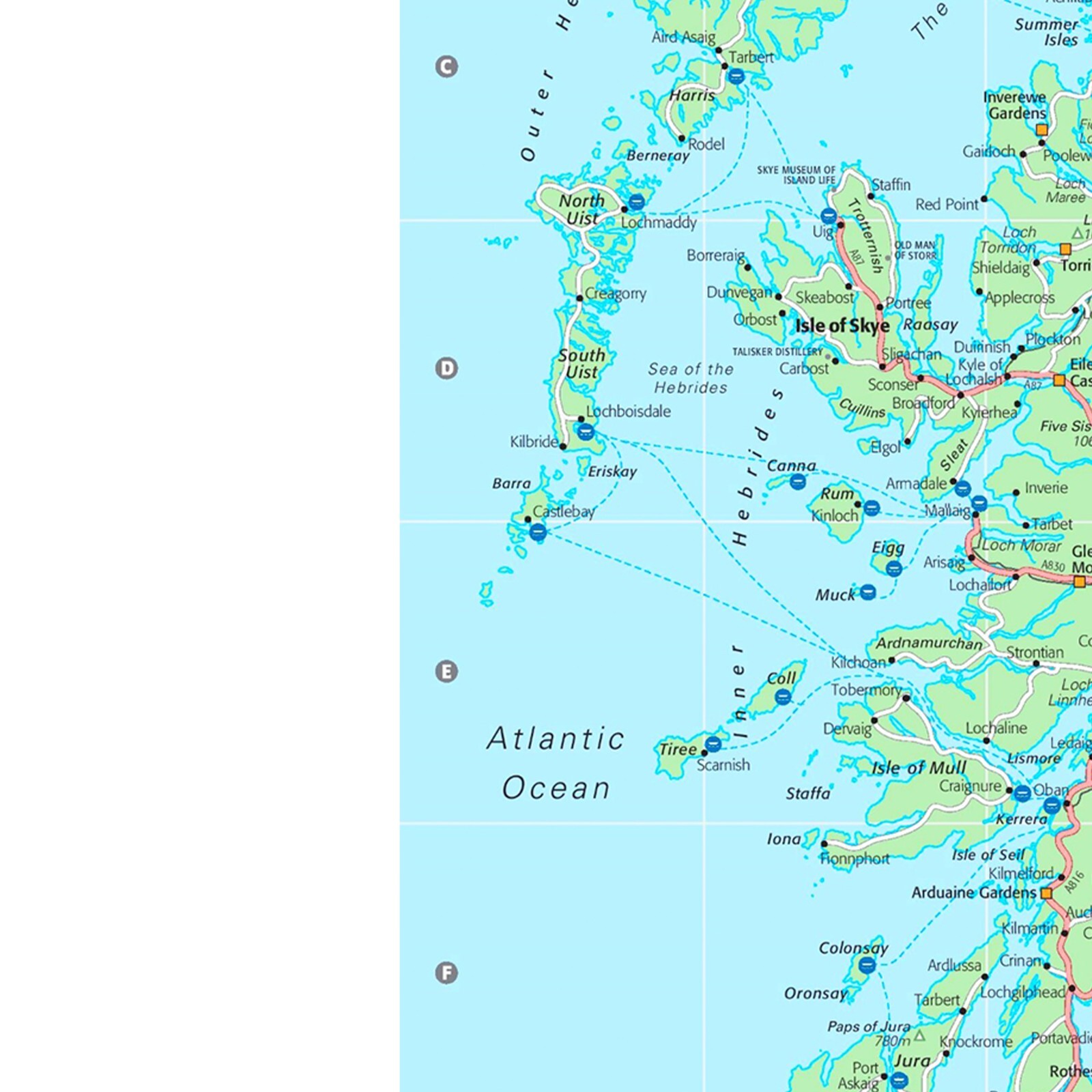 Scotland Map Poster World Map Wall Poster Maps Of Scotland Upto A2 ...