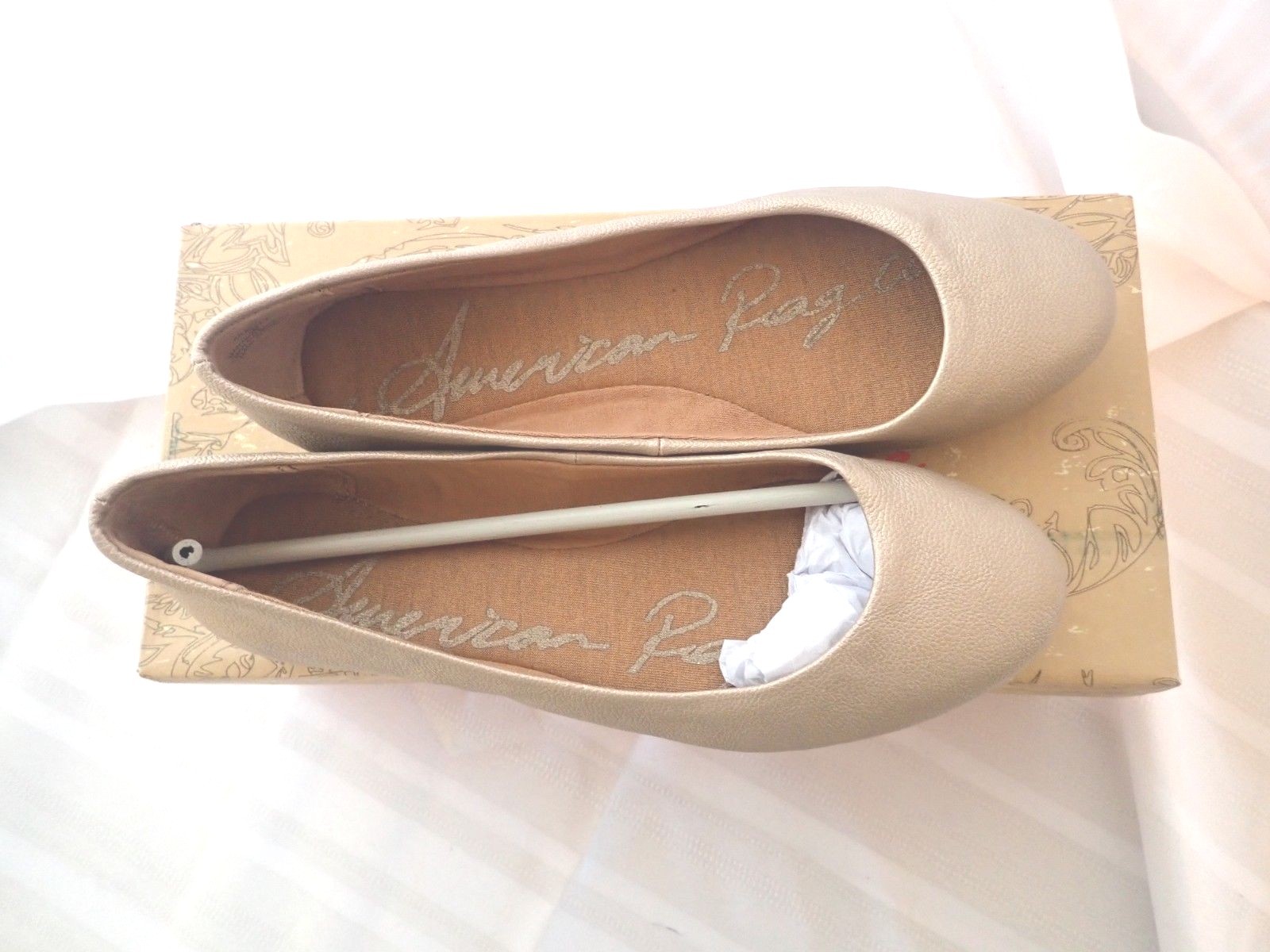 American Rag Ellie Ballet Flats Platino 5 M and 9.5 M | eBay