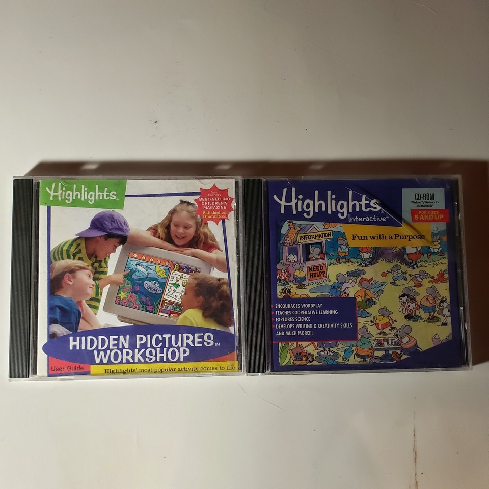 Kids Educational CD-ROM 100+ Games YOU PICK - Reading, Math, Puzzle ...