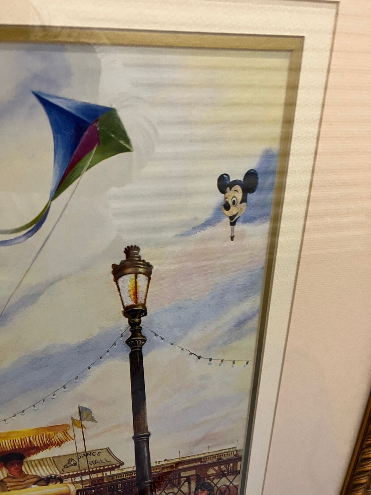 BOARDWALK INN RESORT Disney Original Cast Member Prop ~Framed Hidden ...
