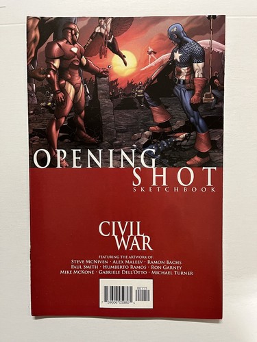 MARVEL COMICS: CIVIL WAR. OPENING SHOT SKETCHBOOK | Combined Shipping ...
