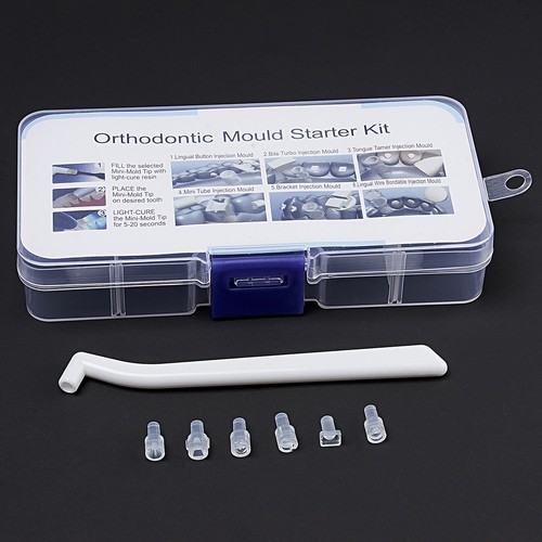 Dental Mini Orthodontic Mould Starter kit Injection Lingual Wire Button ...