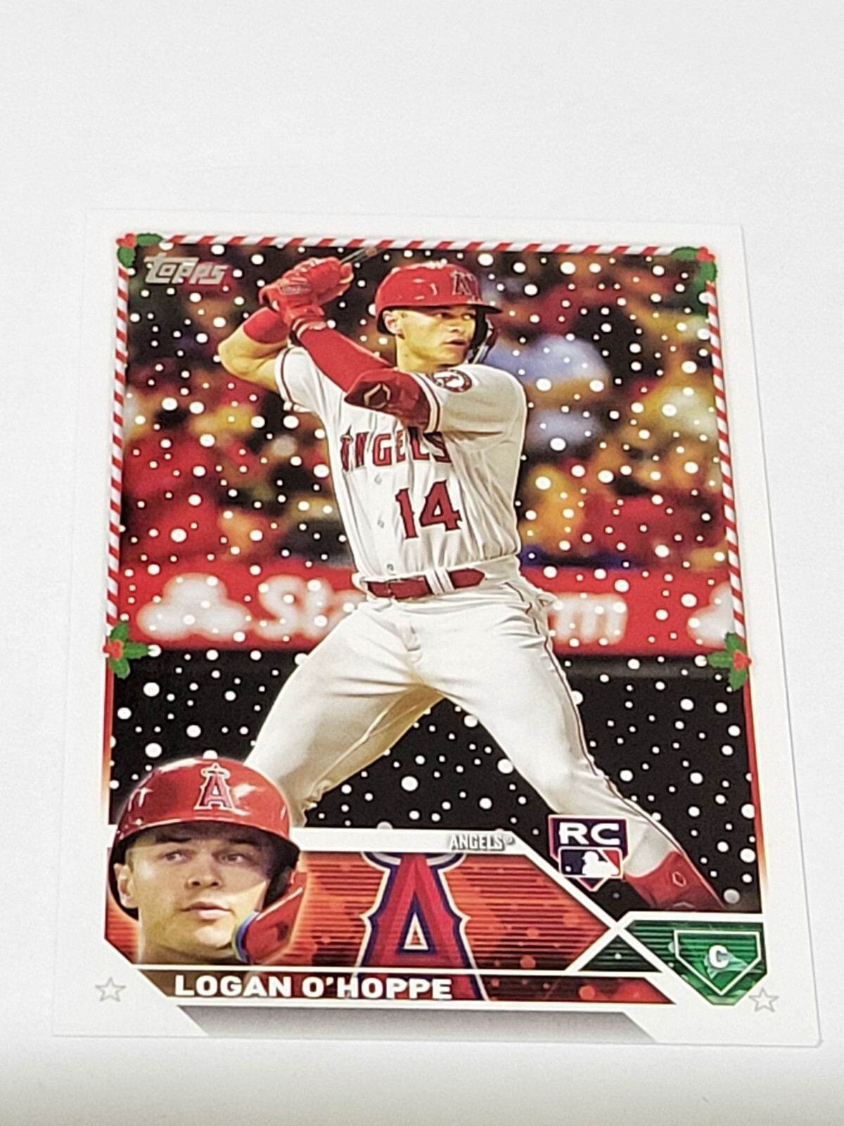 2023 TOPPS HOLIDAY BASEBALL ROOKIE CARD LOGAN O'HOPPE #H144 | eBay