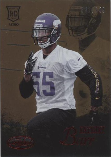 2014 Panini Certified - Retro Rookie Red #RR37 Anthony Barr /249 (RC ...