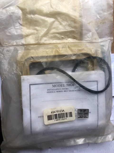 Federal Signal 50GC Selectone Speaker Amplifier 24v for sale online | eBay