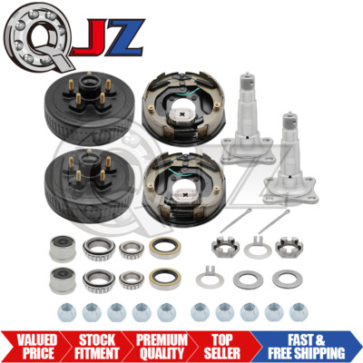 Spindle #84 3,500 lbs Trailer Axle Kit Hub Drum/Electric Brake/Spindle ...