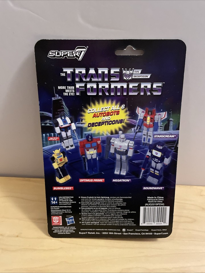 Super 7 Reaction Figure - Transformers Soundwave | eBay