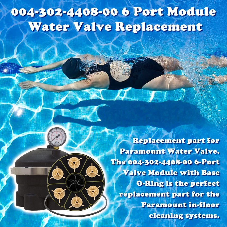 6-Port Module w/Valve Shell Oring for Paramount Water Valve 004-302 ...