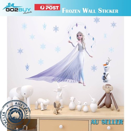 Frozen Elsa Anna Wall Stickers Removable Broken Wall Kid Girl Room ...