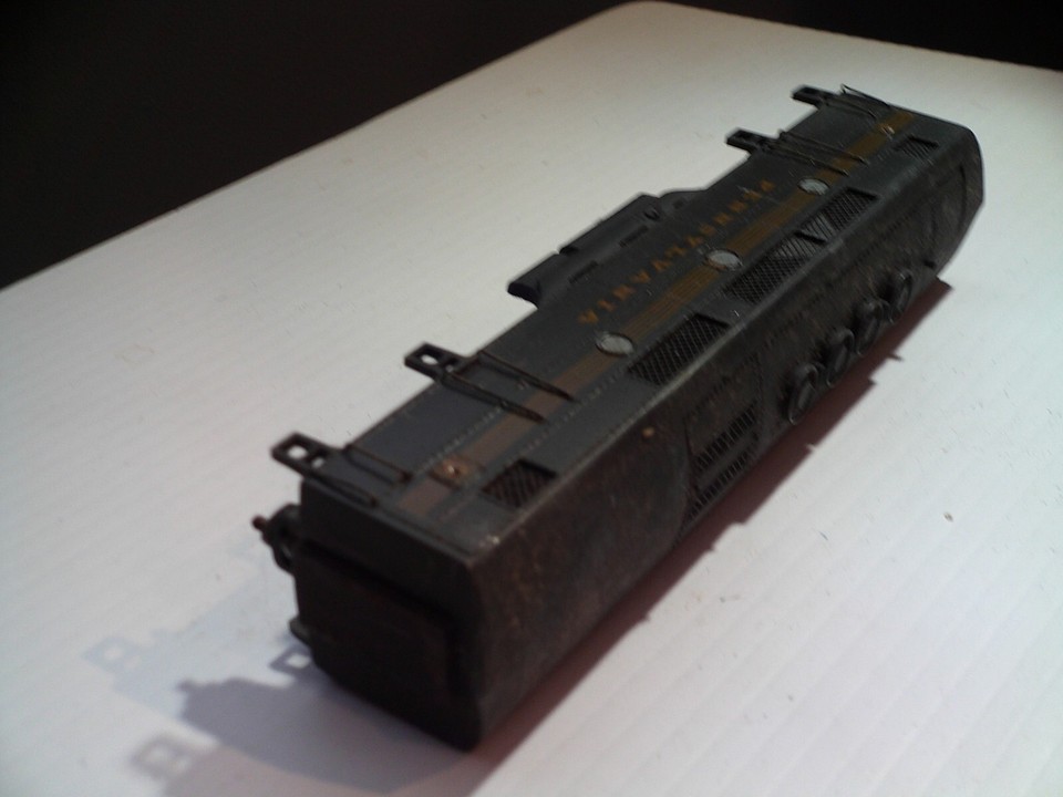 Vintage HO Scale Varney Diecast Pennsylvania B Unit Loco Body and Frame ...