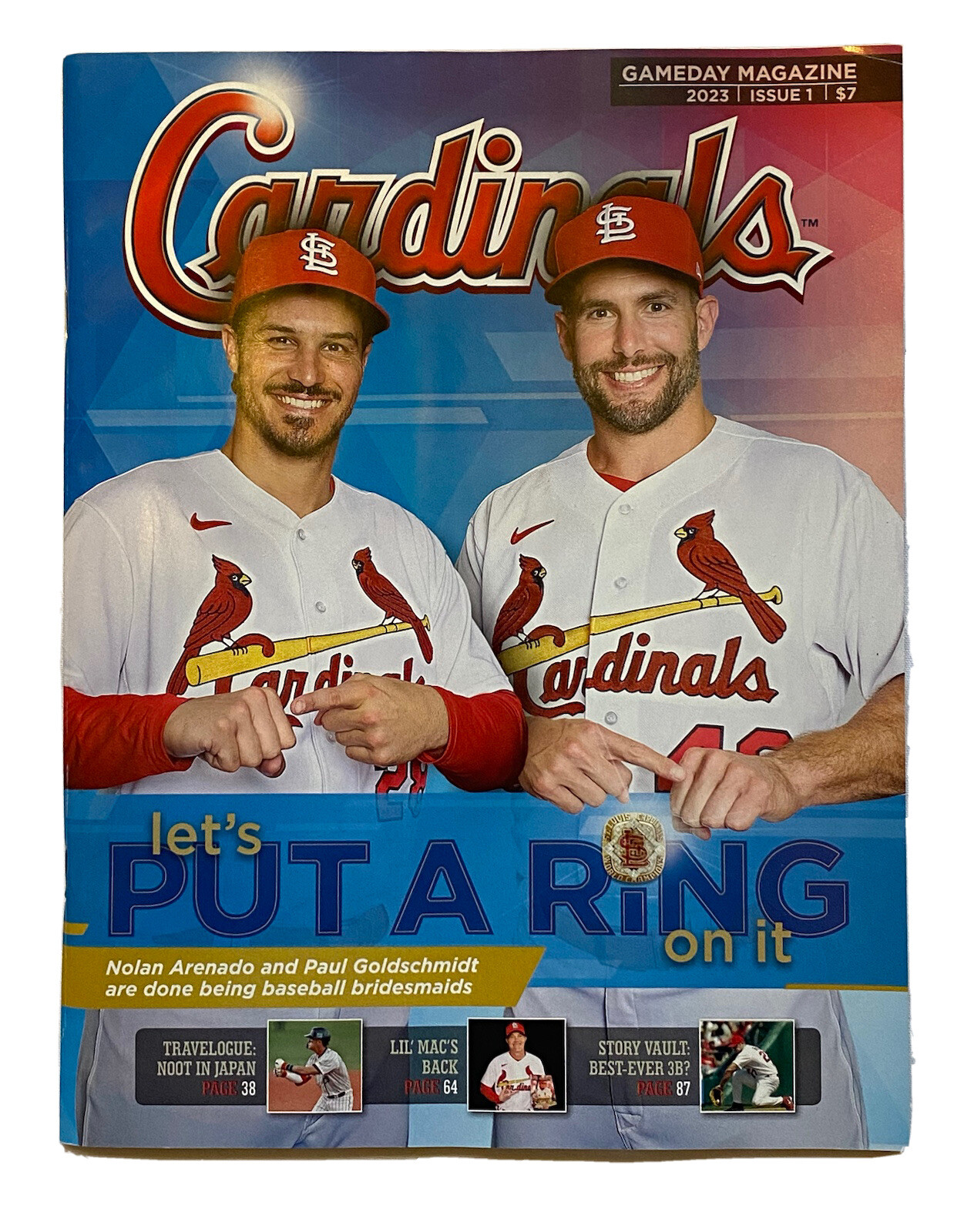 St Louis Cardinals Official Gameday Magazine 2023 Iss 1 Arenado ...