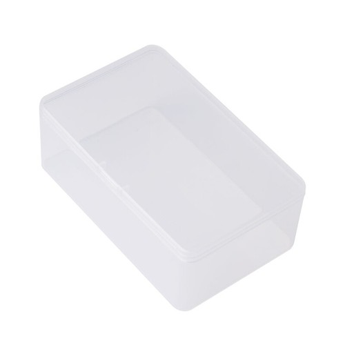 Rectangular Plastic Clear Storage Box Jewelry Beads Collection ...