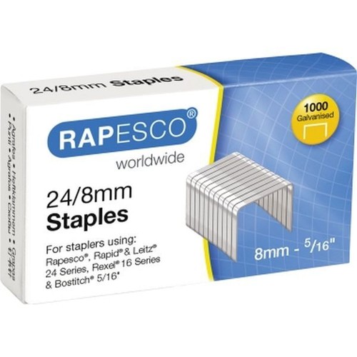 Rapesco Heftklammern Klammern Tackernadeln 53 24/6 No10 26/6 24/8 923 ...