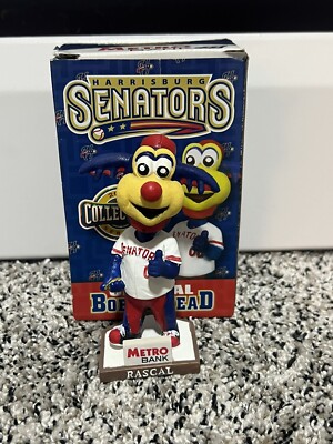 Harrisburg Senators Mini Mascot Rascal Bobblehead SGA Washington ...