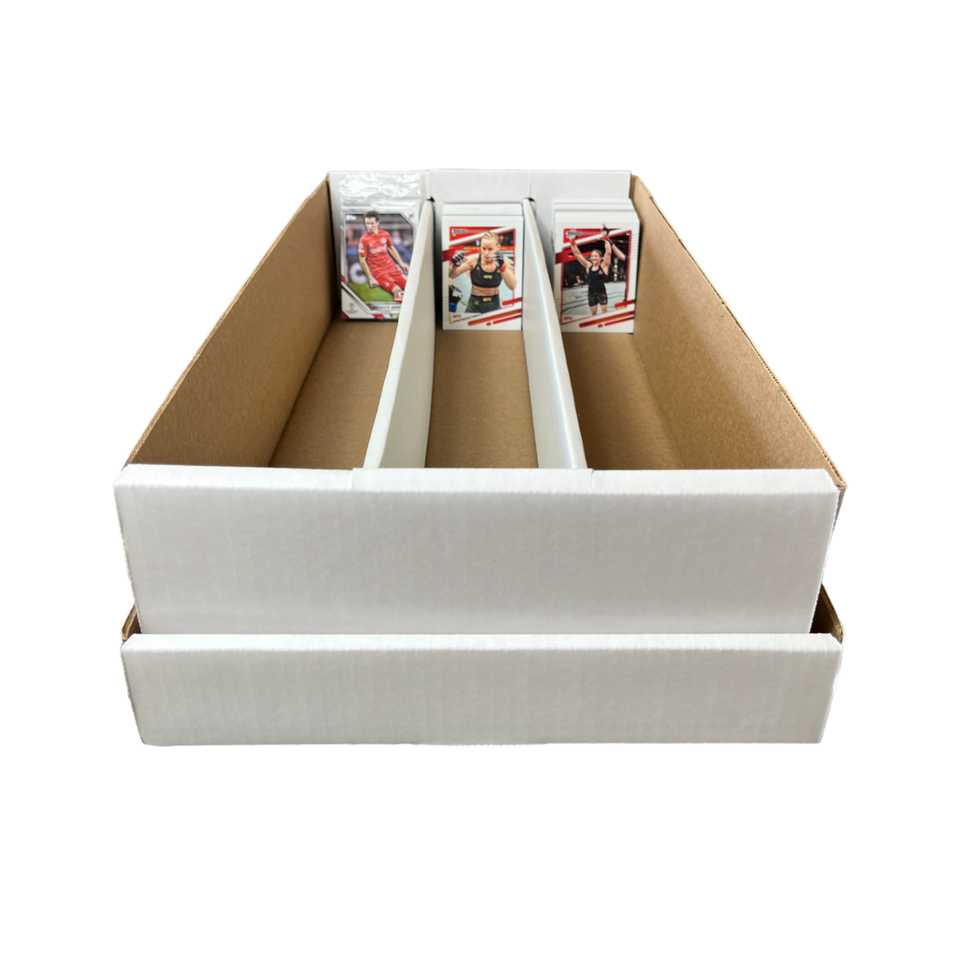3-Pack • 3000-count • Trading Card Storage Box • Woodhaven Trading Firm ...