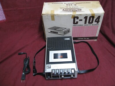 Marantz Superscope C-104 Professional Cassette Recorder AC WORKS - With ...