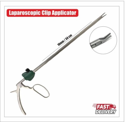 Clip Applicator 10mmx34cm Laparoscopic Surgical Instruments With ...