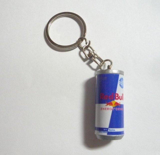 RED BULL CAN Fun KEYCHAIN Keyring Novelty Indonesia 3D 1.5" Acrylic | eBay