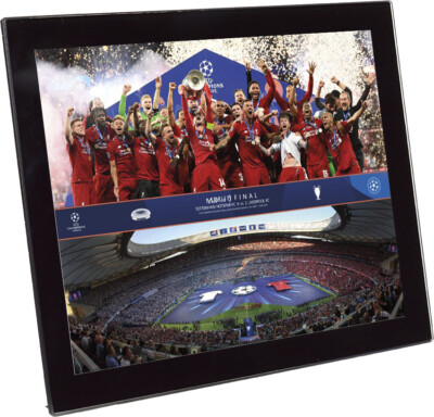 Liverpool FC - Champions League Celebration Montage Glass Frame - 8 x 6 ...