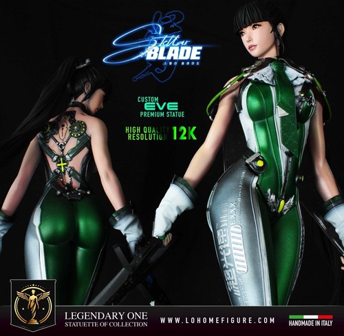 Stellar Blade Statue Eve Action Figure Premium With Ali Removable 12k ...