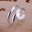 925 Sterling Silver plated Double Ring Thumb Finger Band Rings Gift UK ...