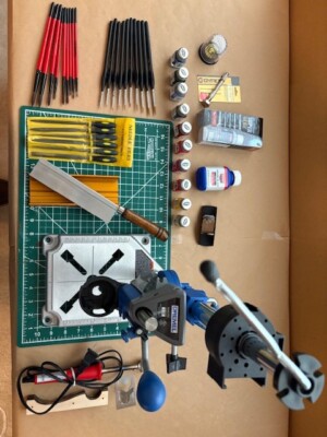 Model Building Tool Kit especially for wooden boats, planes models, etc ...