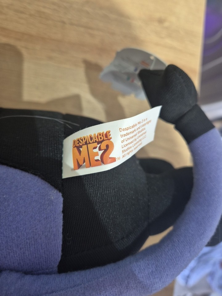 Despicable Me 2 Plush Evil Purple Minion One Eye Soft Toy 12inch | eBay