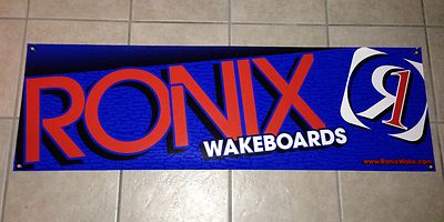 2013 RONIX BANNER BLUE 48" * 15" Wakeboard With 2 RONIX Stickers Decals ...