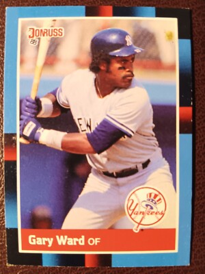 GARY WARD YANKEES 1991 DONRUSS BASEBALL CARD #251 | eBay
