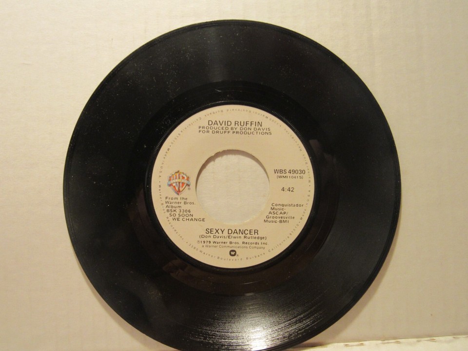 David Ruffin – Sexy Dancer / Break My Heart - 1979 - SOUL | eBay