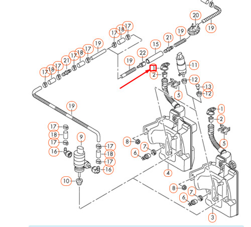 NEW AUDI A1 8X WASHER FLUID RESERVOIR CAP 1K0955455 ORIGINAL 1K0-955 ...