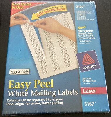 Laser Labels - Avery 5167