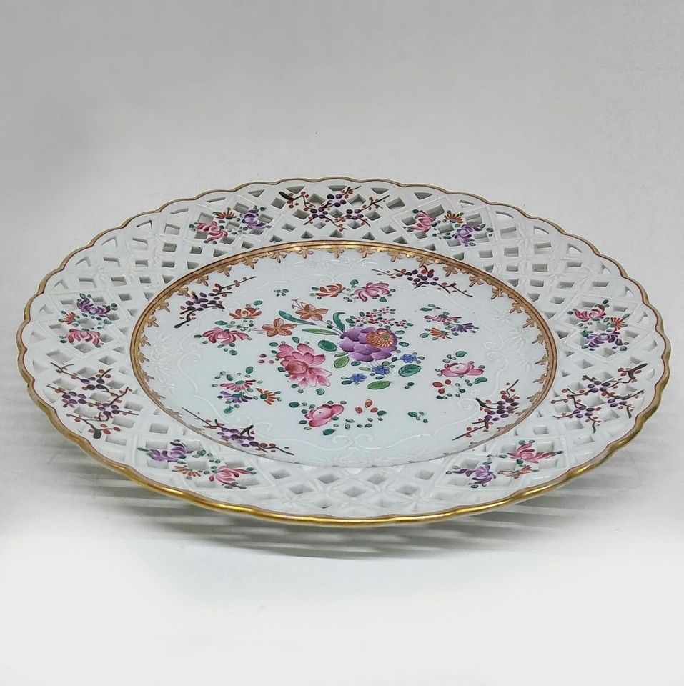 Antique 19th Century England Mintons Minton Reticulated Porcelain ...