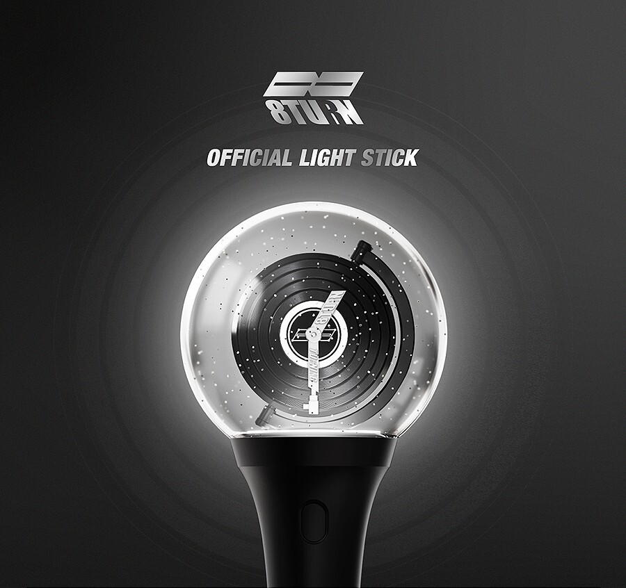 8TURN OFFICIAL LIGHT STICK/ Strap Tracking Code FANLIGHT MD GOODS K-POP ...