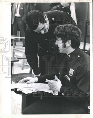 Press Photo Albany Police Department Patrolman Daniel Ryan and Thomas ...